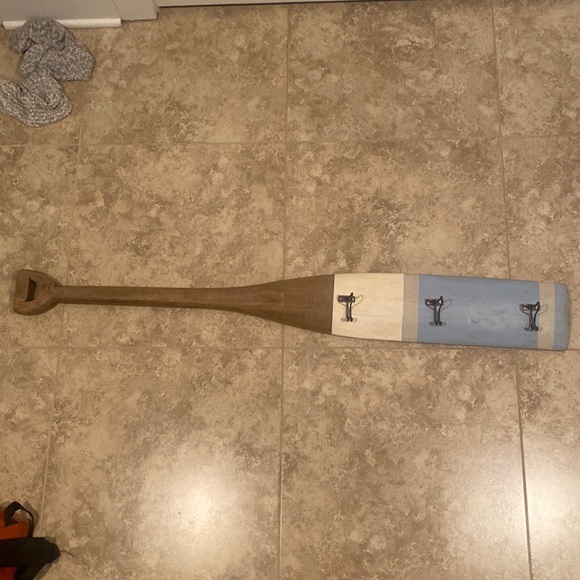 Wall Decor | Unique Oar Wall Decor With Hooks | Poshmark